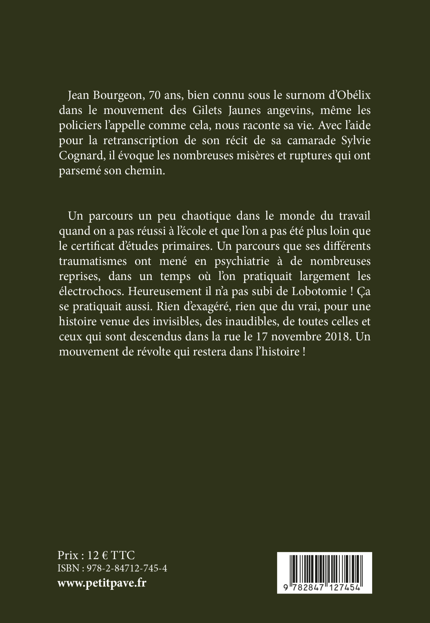 Jean le Gaulois Réfractaire – Éditions du Petit Pavé