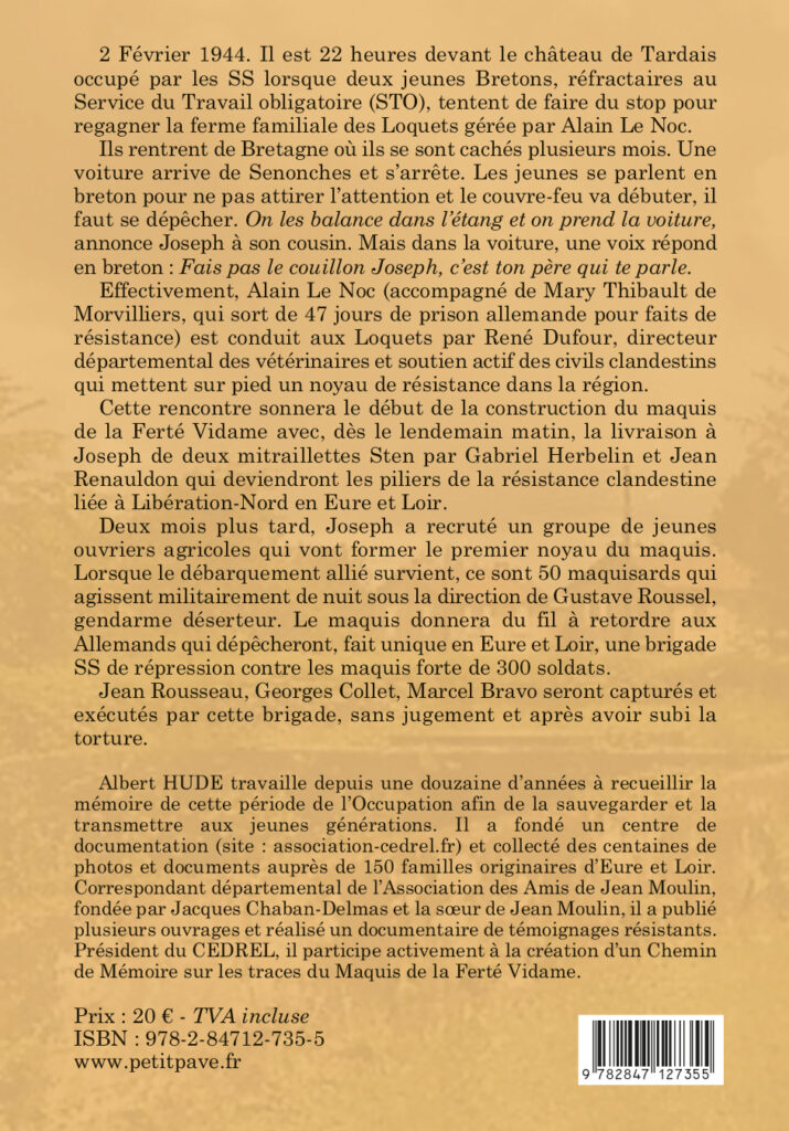 Le maquis de la Ferté Vidame – Éditions du Petit Pavé
