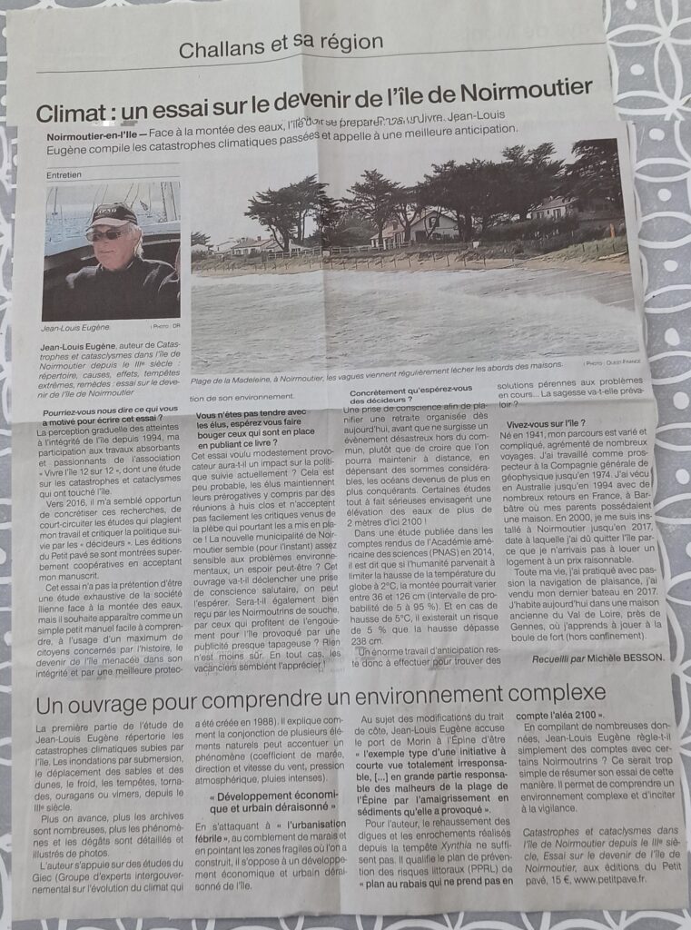 Catastrophes et cataclysmes dans l’île de Noirmoutier depuis le IIIe ...